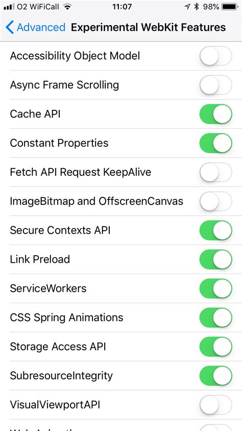 If Experimental Webkit Features Are Only Apple Community