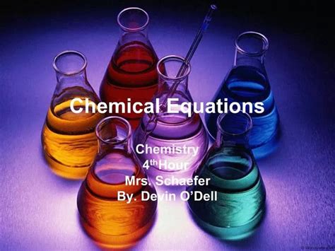 PPT Chemical Equations PowerPoint Presentation Free Download ID