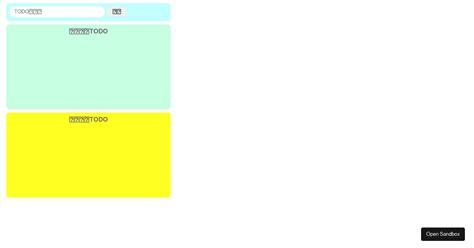 Todo Js Codesandbox