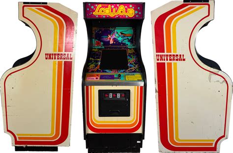 Lady Bug 1981 Arcade Game Universals Unique Maze Chase Classic