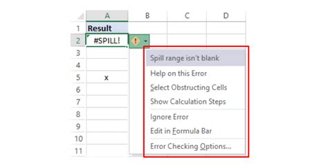 Spill Error In Excel Guide Causes And Fixes