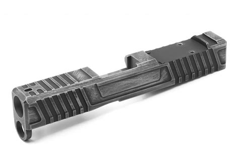 RSNL RMSc Cut Slide For Glock 43 43X Battleworn Gray Steel City Arsenal