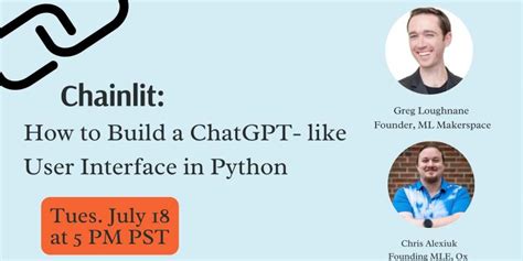 Chainlit How To Build A Chatgpt Like User Interface In Python · Luma