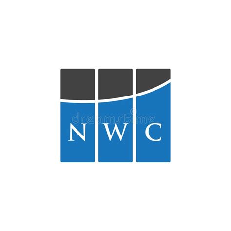 Design Do Logotipo Da Letra Nwc Em Fundo Branco Novo Conceito De Logotipo De Letra De Iniciais