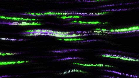 Colorful Lines Move With Glitch Effect Motion Computer Background With Colorful Wavy Lines In