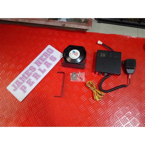 Code 3 Siren With Mic And Speaker Wang Wang Shopee Philippines