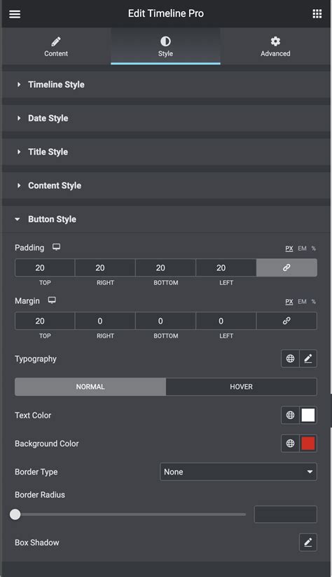 Style Settings WPBean Documentation