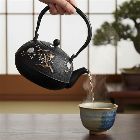 Buy Cherry Blossom Cast Iron Teapot Katachiware