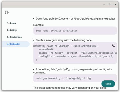 Using Android X86 Installer