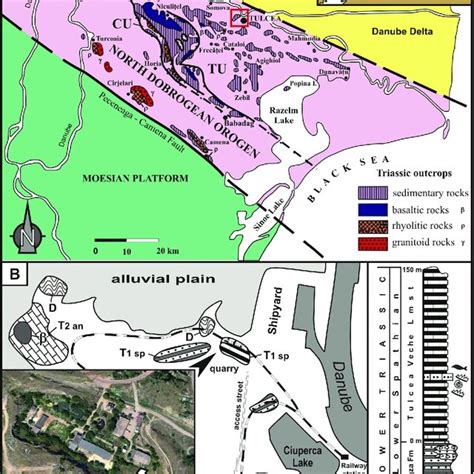 A Geological Sketch Map Of The Cimmerian North Dobrogean Orogen