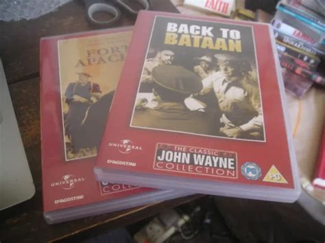 Fort Apache And Back To Bataan John Wayne Dvd Region 2 Pal Eur 231