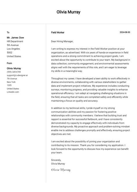 19 Factory Worker Cover Letter Examples With Writing Tips For 2025