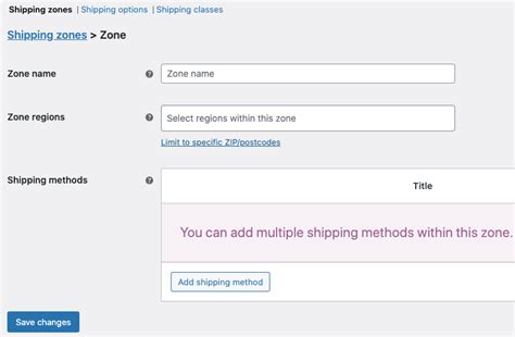 How To Create Shipping Zones
