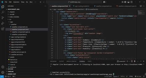 angular weatherapp apiintegration frontenddevelopment learningbydoing… sai jyothi kilaparthi