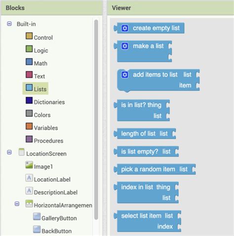 Variables And Lists In App Inventor Technovation Girls