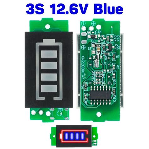 Индикатор заряда АКБ 18650А Li Ion 3s для трех батарей купить с доставкой по выгодным ценам