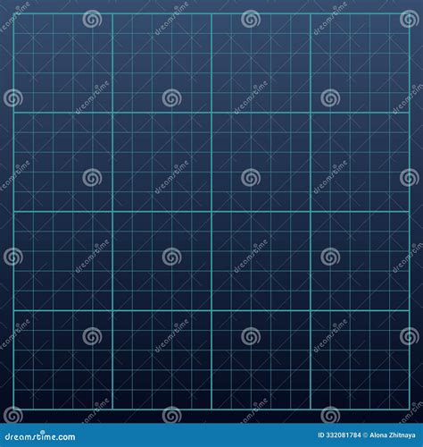 Hud Grid Game Panel Graph With Dots Lines Stock Illustration Illustration Of Grid Scan