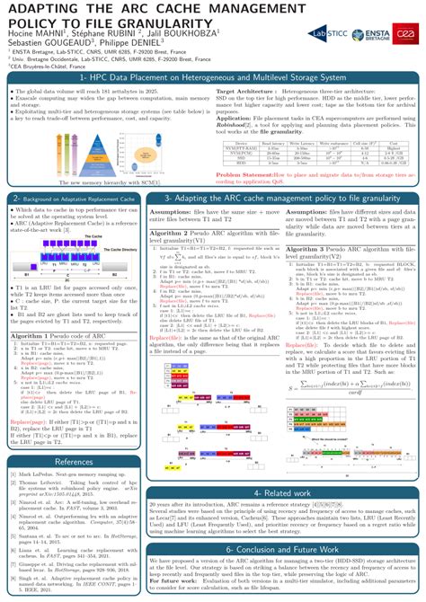 PDF Adapting The ARC Cache Management Policy To File Granularity