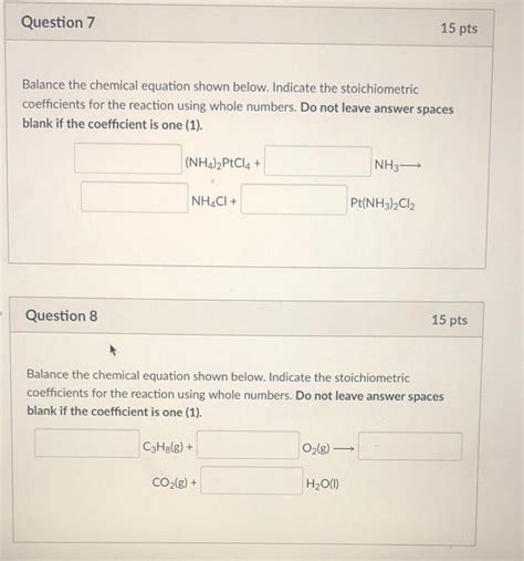 Solved Question 5 15 Pts Determine The Number Of Moles