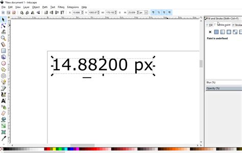 How To Edit Inkscape Measure Text For Small Measures Graphic Design
