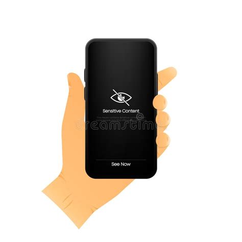 Sensitive Photo Content Explicit Video Content Internet Safety Concept Censored Only Adult 18