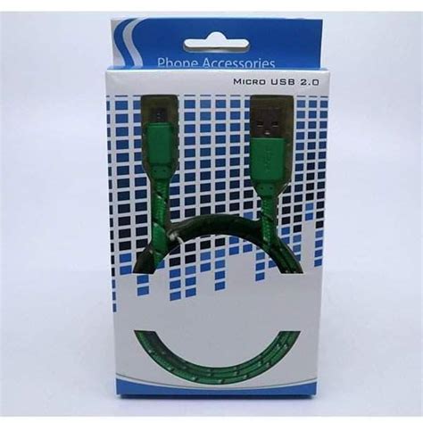 UNIVERSAL MICRO USB CABLE GREEN Lazada PH