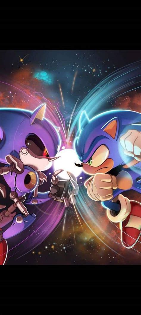 Sonic Vs Metal Sonic By Anas6667 On Deviantart