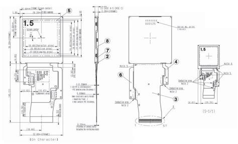 COM H M UHX Ortustech Inch TFT LCD Display Transflective X Sunlight Readable LCD