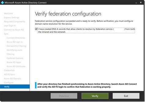 performing a simple hybrid identity implementation with ad fs on premises the things that are
