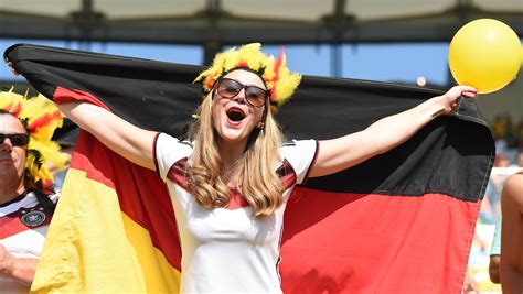 German World Cup Fans Hot