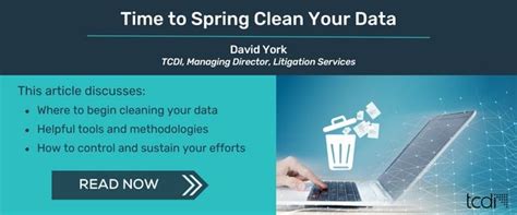 Tcdi On Linkedin Data Database Ediscovery Springcleaning