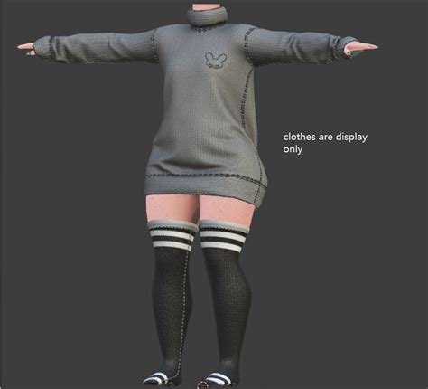 Chonky Base And Buff Base Vrmodels 3d Models For Vr Ar And Cg Projects