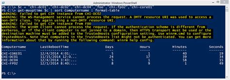 Revisiting The Powershell Uptime Clock
