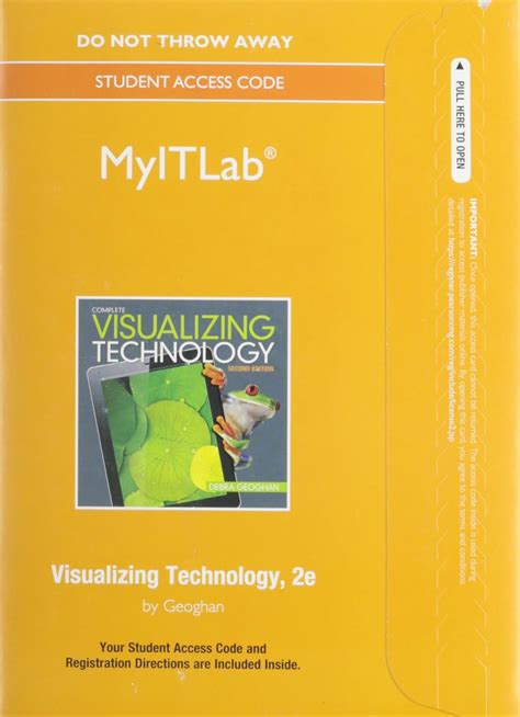 New Myitlab Access Card For Visualizing Technology Replacement Card Geoghan Debra
