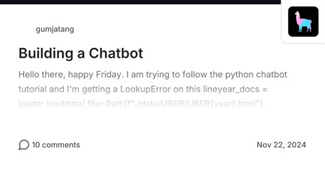 Building A Chatbot