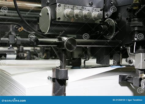 Polygraphic machine stock photo. Image of color, engineering - 2130418