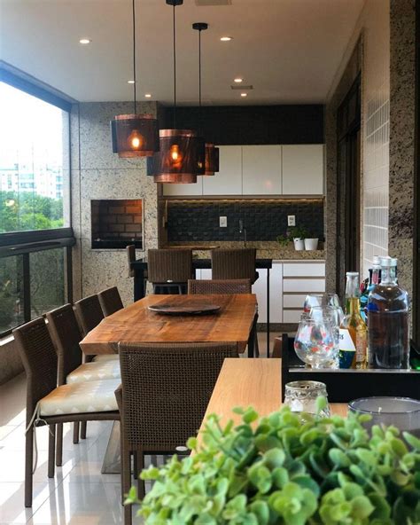 Varanda Gourmet 110 Modelos Decorados Para Te Inspirar Em 2021