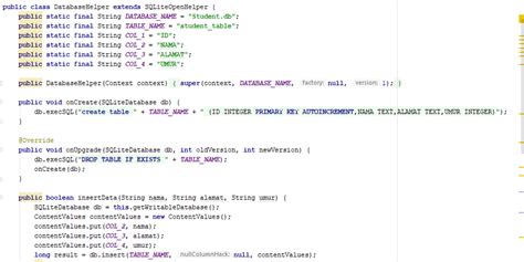 Pmo Pertemuan 7 Android Database Sqlite Hirup Motekar