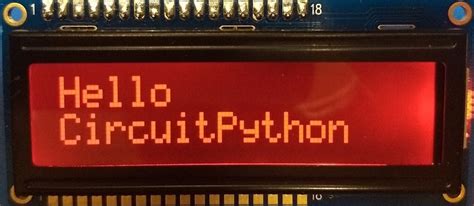 Circuitpython Usage Rgb Lcd Shield Adafruit Learning System