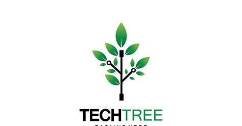 Tech Tree Template Logo Vcetor V21 365580 TemplateMonster