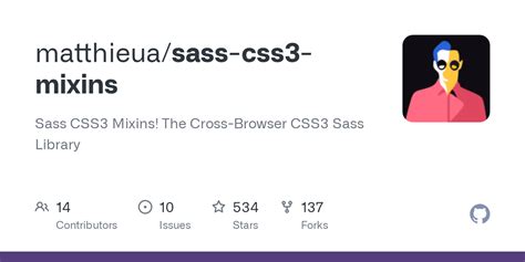 Github Matthieuasass Css3 Mixins Sass Css3 Mixins The Cross
