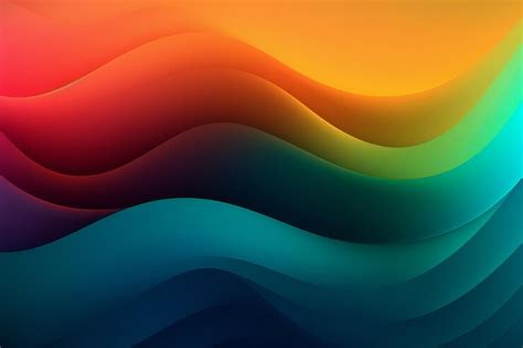 Premium Ai Image Colorful Waves Wallpapers For Iphone And Android