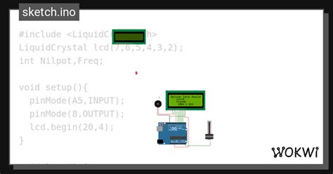 Lcd 20×4 Copy Wokwi Esp32 Stm32 Arduino Simulator