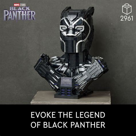 Lego Marvel Black Panther Bust