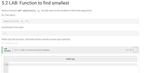 Solved LAB Function To Tind Average Write A Function Chegg