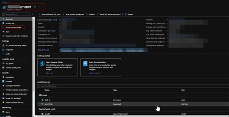 Permission To Run Synapse Spark Pool Microsoft Qanda