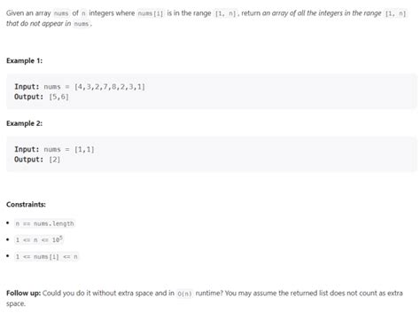 Javafind All Numbers Disappeared In An Arrayleetcode 448 네이버 블로그