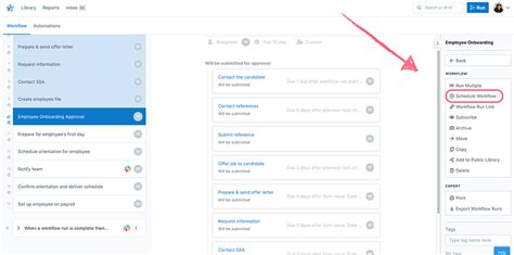 Scheduled Workflow Runs Process Street Help
