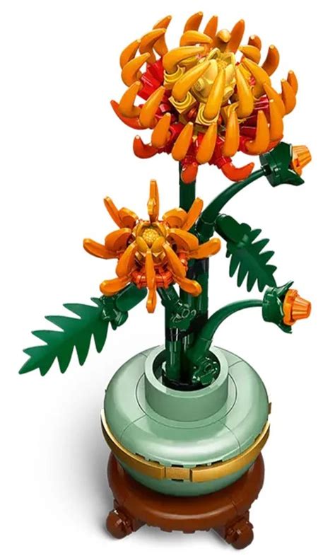 Lego Botanical Collection კონსტრუქტორი ქრიზანთემა 278 ნაწილი Veli