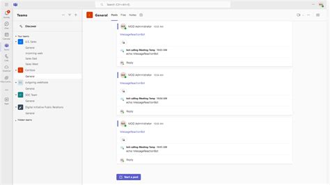 Teams Message Reactions Bot Java Sample Code Samples Microsoft Learn